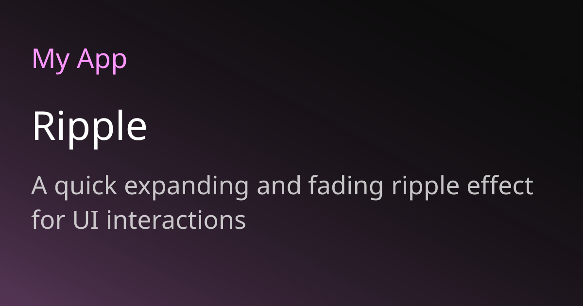 Ripple - Michsky Docs