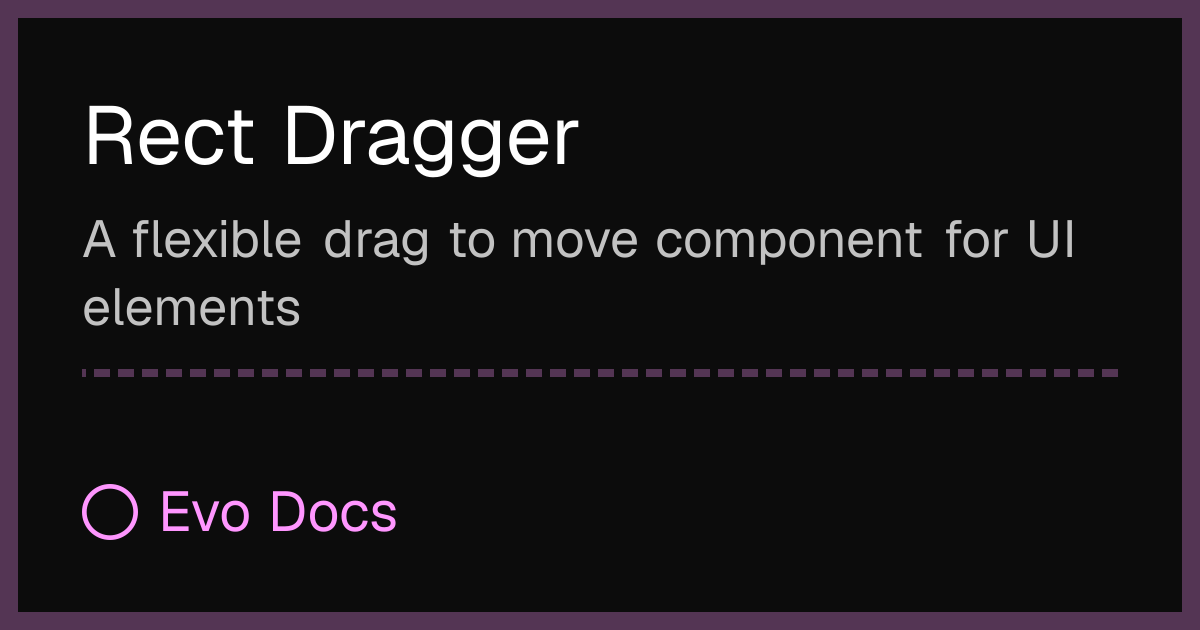 Rect Dragger - Michsky Docs